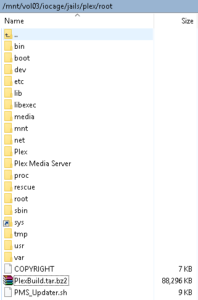 Manually updating Plex on FreeNAS, including PlexPass versions. -PMS_Updater.sh - CrackedConsole